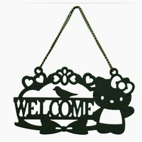 Sanrio | Storage & Organization | Sanrio Door Sign Welcome Hangs On ...
